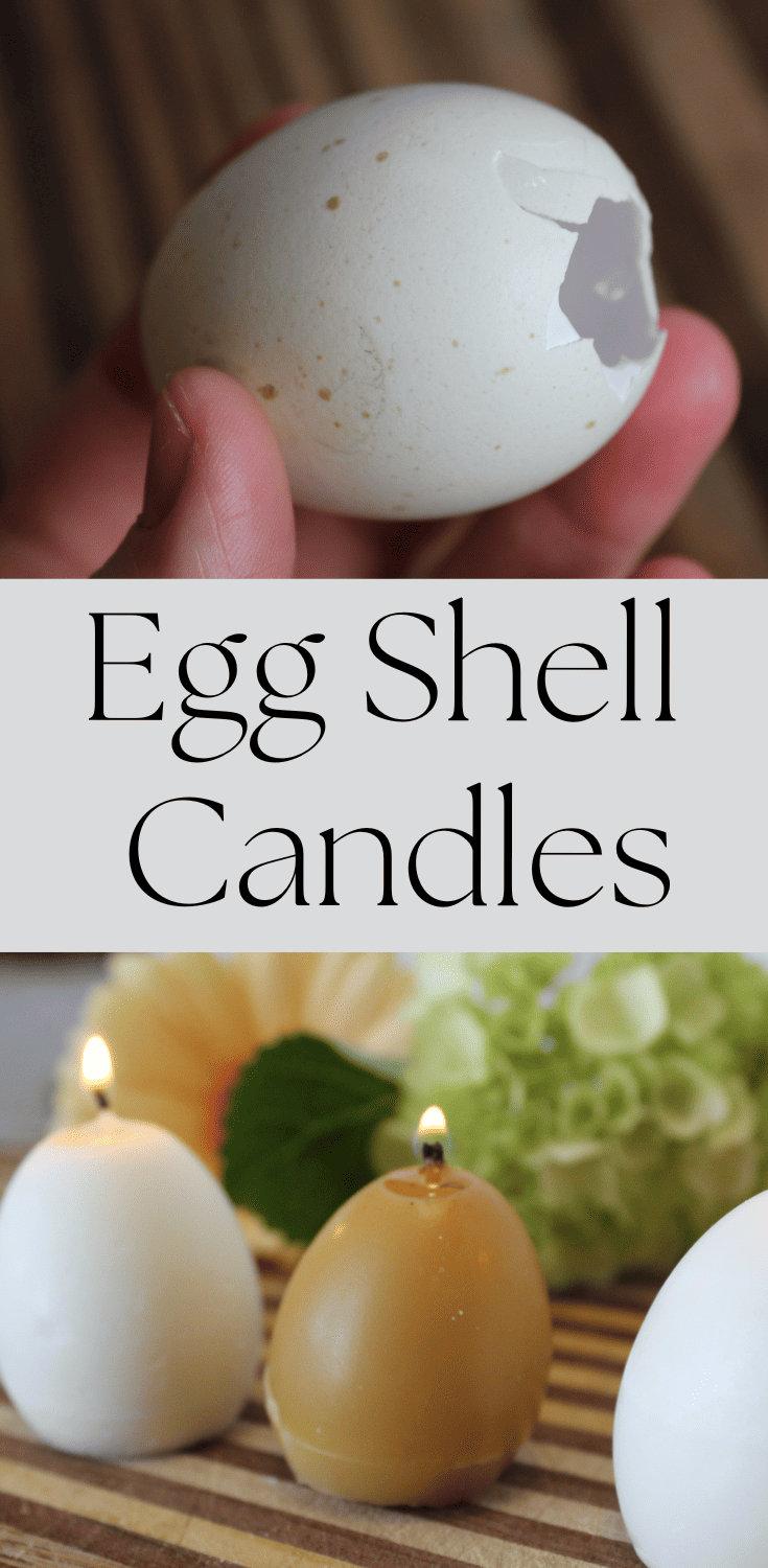 DIY Egg Candles for Easter
