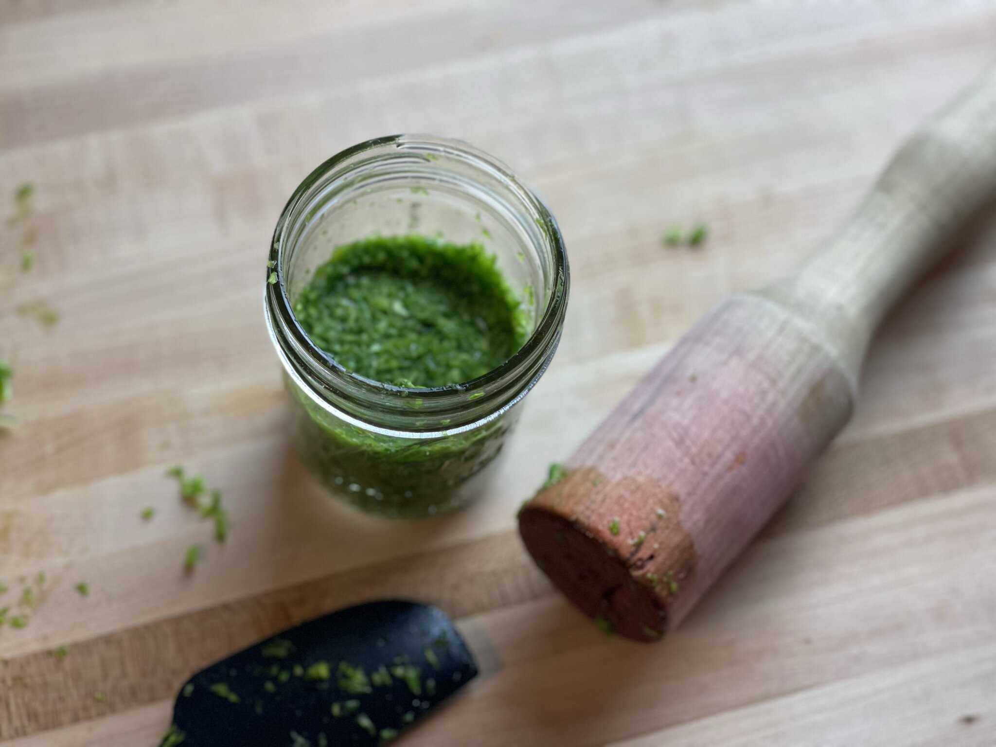 Fermented Garlic Scape Recipe