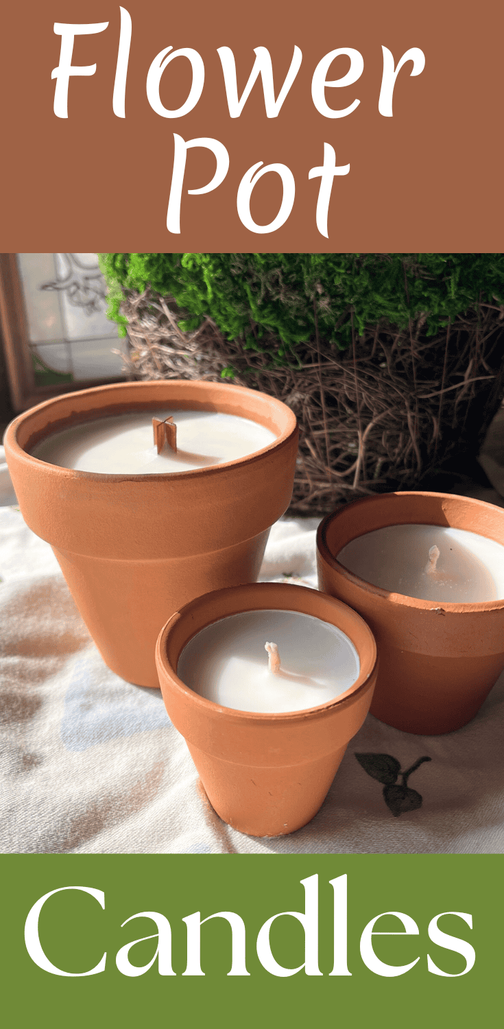 How to Make DIY Terracotta Flower Pot Candles